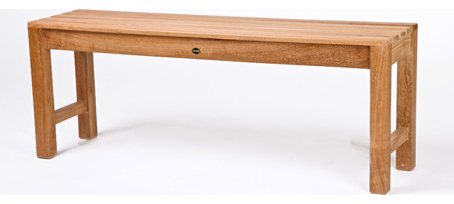 Teak Shower Bench Coach 47" (120 cm) - Scandinavian - Shower Benches ...