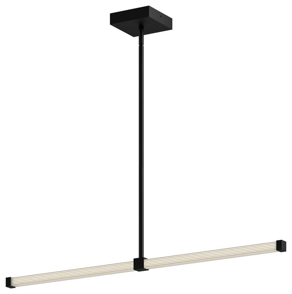 Blade 32" Linear Pendant Textured Black 120V Triac/Elv Led 3000K 90Cri ...