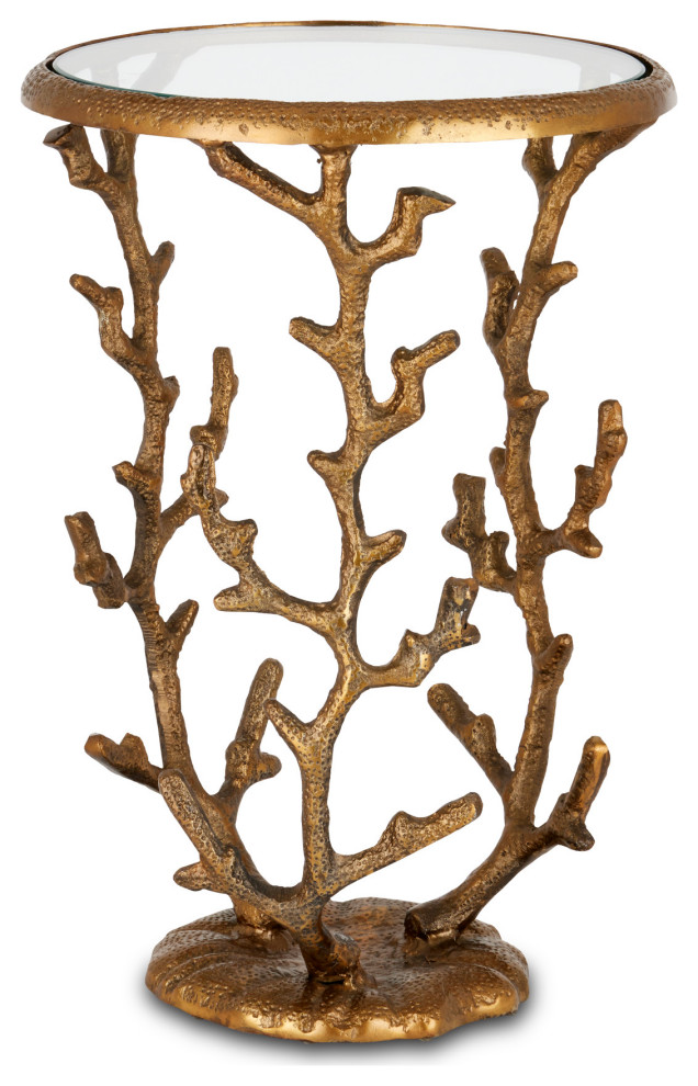 Coral Accent Table - Beach Style - Side Tables And End Tables - by ...