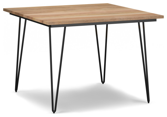Hunter SOLID MANGO WOOD & Metal 42 in x 42 in Square Dining Table ...