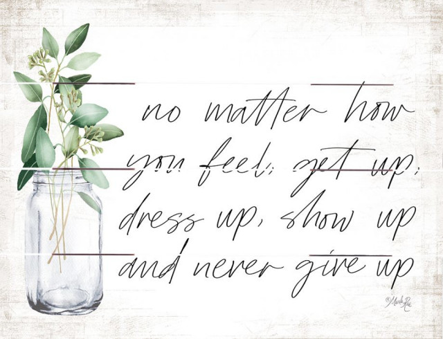 No Matter How You Feel Pallet Art - Contemporary - Prints And Posters ...