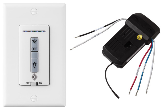 Hardwired Remote Wall Control Only. Fan Speed And Downlight Control ...