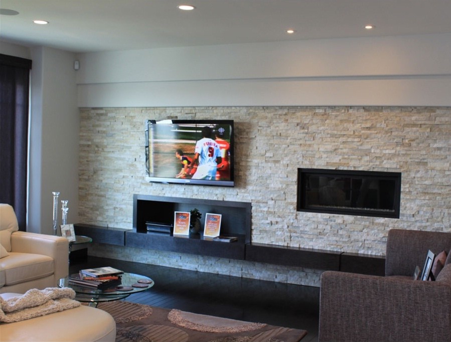 8 Artfully Asymmetrical Fireplaces