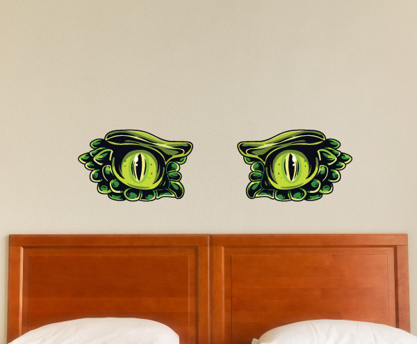 Predator Eyes Vinyl Wall Decal PredatorEyesUScolor006, 8 in ...