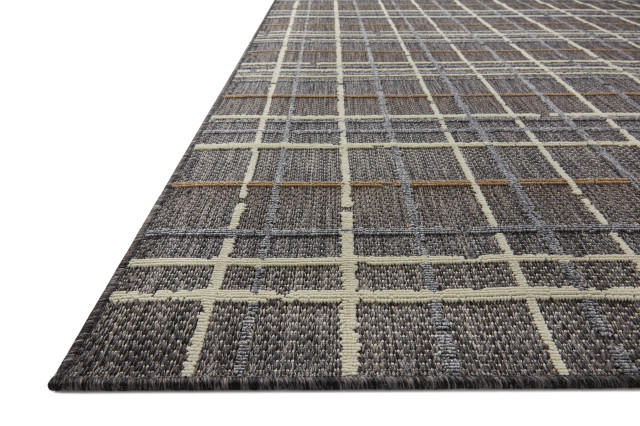 Loloi II Rainier Charcoal / Multi Area Rug, 18" x 18" Sample ...