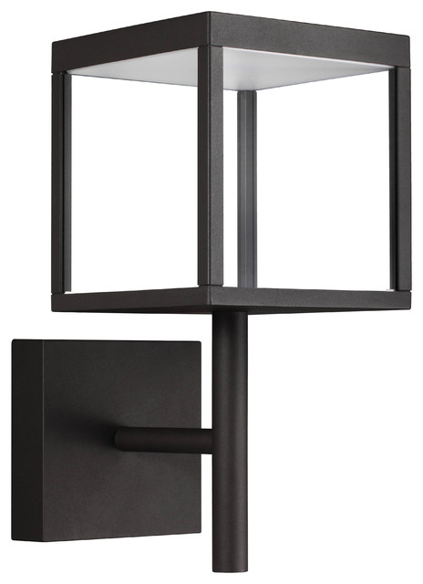 Reveal Outdoor Square LED Wall Sconce - Transitional - Outdoor Wall ...