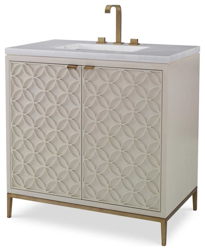 Ambella Home Collection Italian Sink Chest Linen - Contemporary ...