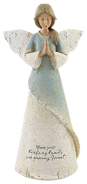 Figurine Healthcare Angel Polyresin Healing Caring Praying Hands 16129 ...