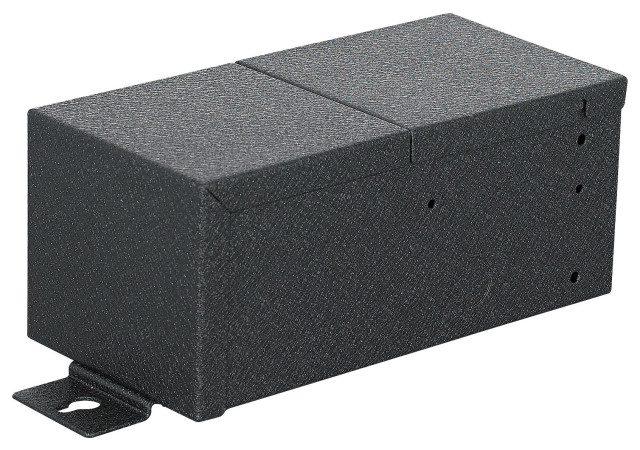 200W High Output LED Tape Magnetic Transformer, Black - Traditional ...