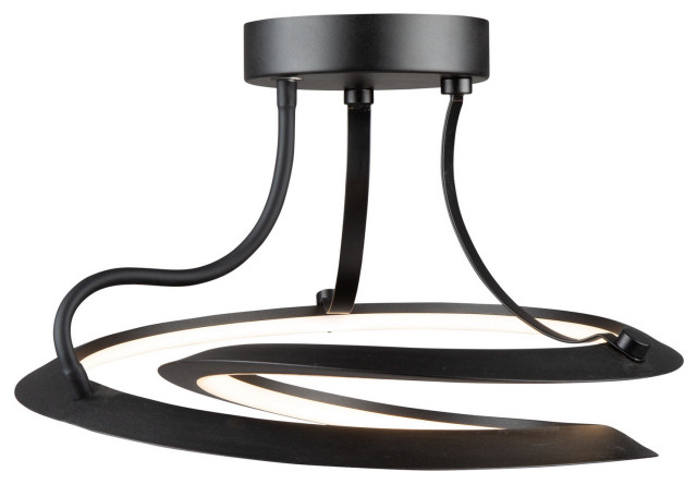 Artcraft Ara LED Semi-Flush Mount - Modern - Flush-mount Ceiling Lighting - by Beautiful Things ...