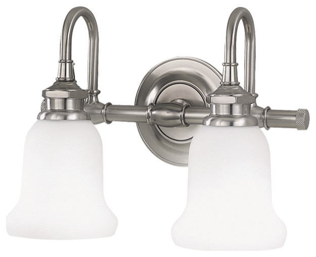 Hudson Valley 3802-Sn, 2 Light Bath Bracket - Traditional - Bathroom ...