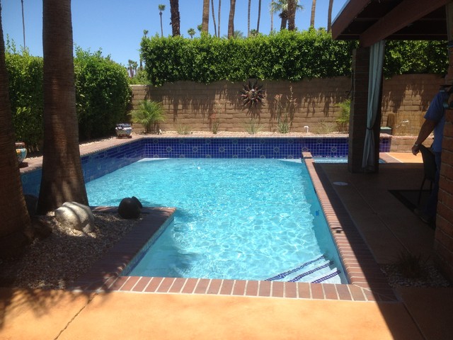 Spanish Style Pool Deck