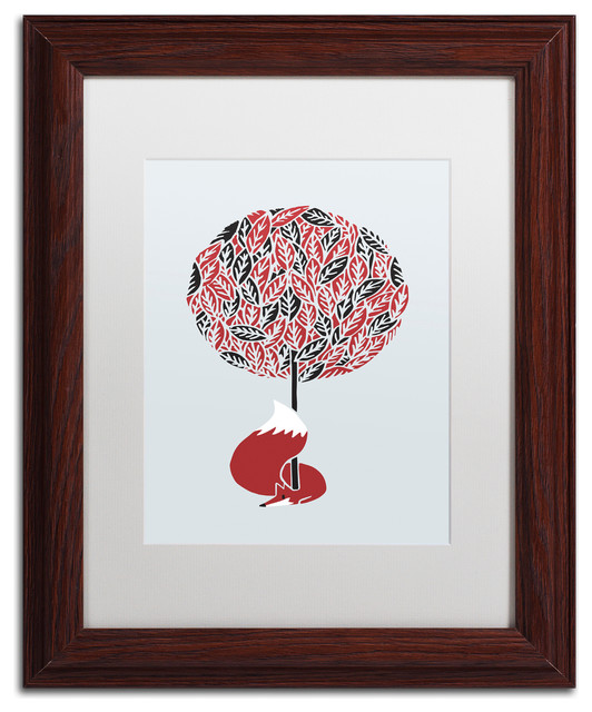 Robert Farkas 'Cherry Tree Fox' Art, 14 x 11 - Traditional - Prints And ...