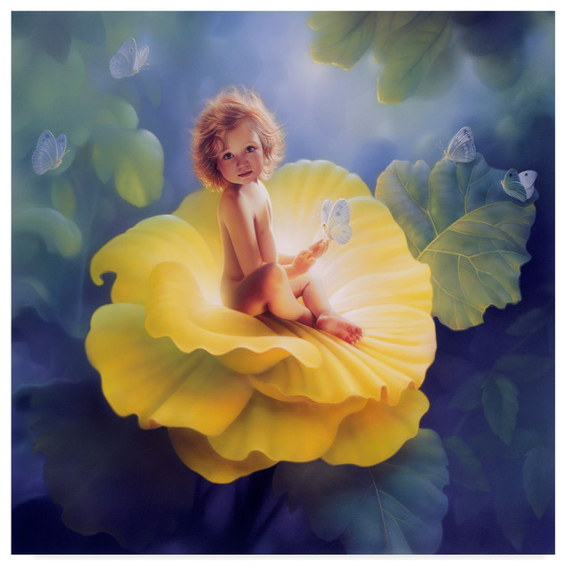 Kirk Reinert 'Baby First Light' Canvas Art, 18"x18" - Contemporary ...