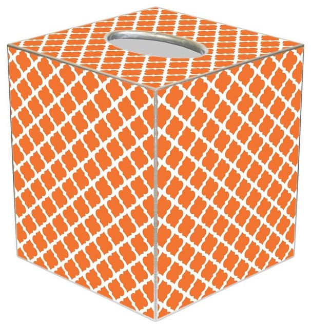 TB2855-Chelsea Orange Tissue Box - Contemporary - Tissue Box Holders ...