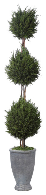 Uttermost Cypress Triple Topiary - Artificial Plants And Trees - by ...
