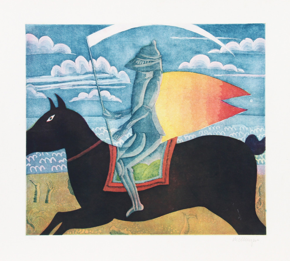 Thomas McKnight "Knight" Etching - Contemporary - Fine Art Prints - by ...