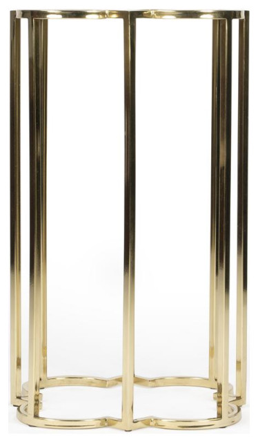 Butler Auroria Black Glass Accent Table - Mediterranean - Coffee Tables - by GwG Outlet | Houzz