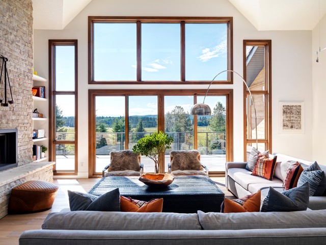 Houzz Tour: A Modern Ranch Shines in the Alberta Foothills
