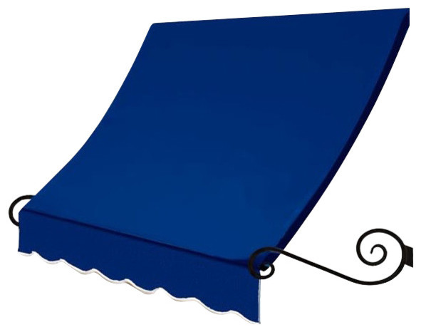 Awntech 8' Charleston Acrylic Fabric Fixed Awning, 24" x 36 ...