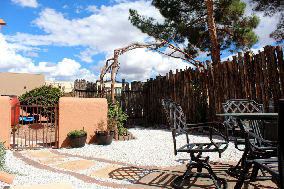 Xeric Backyard Entrance - Rustic - Albuquerque - by Desert Siren ...