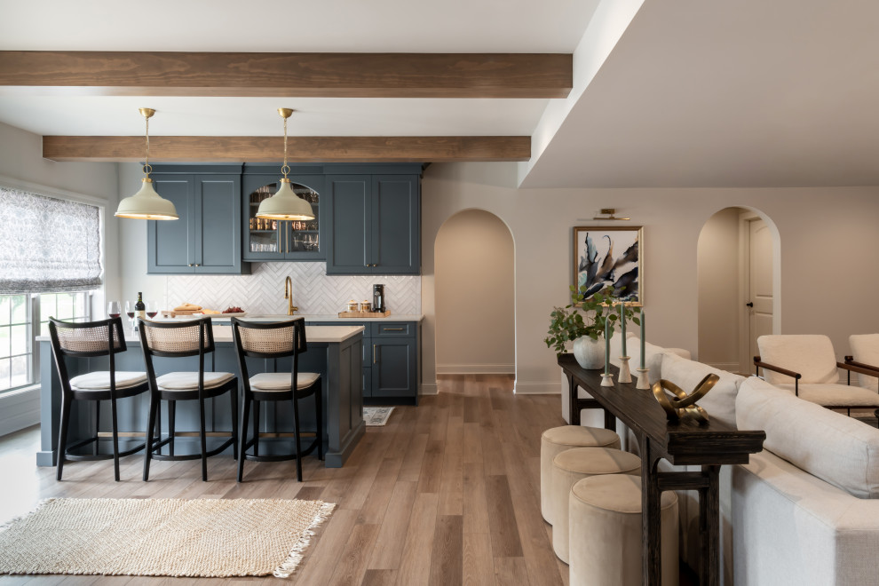 Gorgeous Lower-Level Remodel with Exterior Compliments - Transitional ...