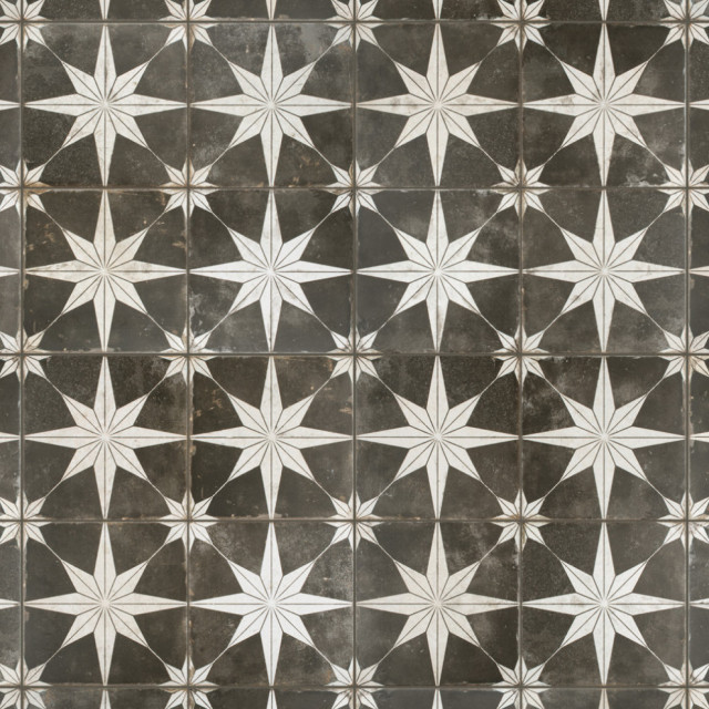 Kings Star Night Ceramic Floor and Wall Tile, Sample - Farmhouse - Wall ...