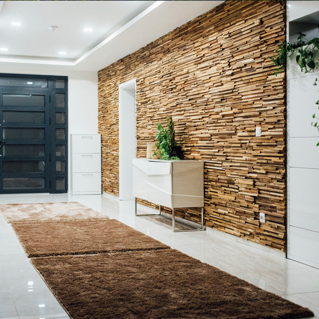 Parker - Reclaimed Wood Tiles by Wonderwall Studios - 10.76 Sq.ft. Per ...