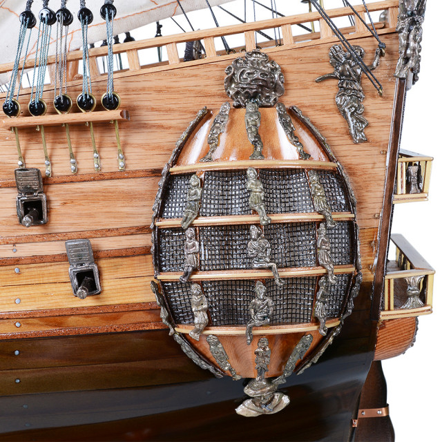 Fairfax Museum-quality Fully Assembled Wooden Model Ship - Beach Style ...