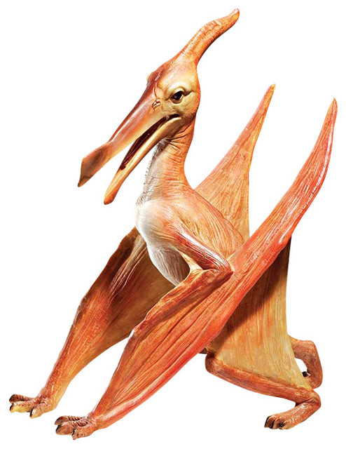 Scaled Pterodactyl Dinosaur Statue - Traditional - Decorative Objects ...