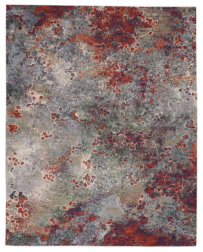 Nourison ARTWORKS Contemporary Rugs ATW02, 8'6"x11'6" - Contemporary ...