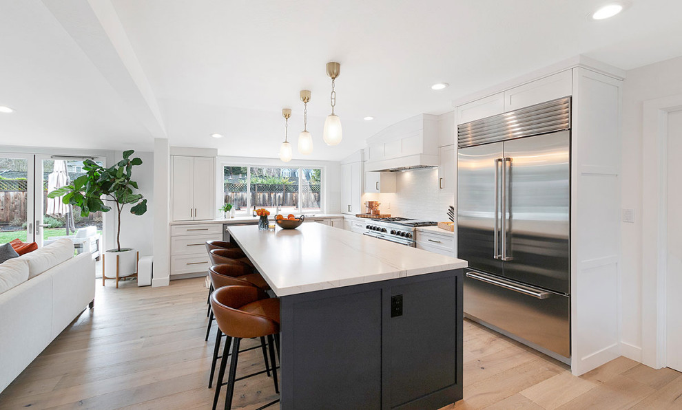 Modern Ranch House Kitchen Remodel in Lafayette, CA - Modern - Kitchen ...