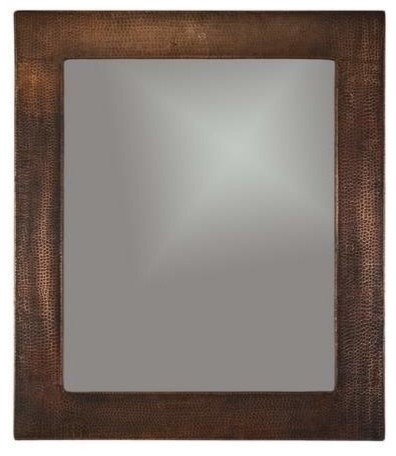Copper Mirror - Traditional - Bathroom Mirrors - by PLFixtures