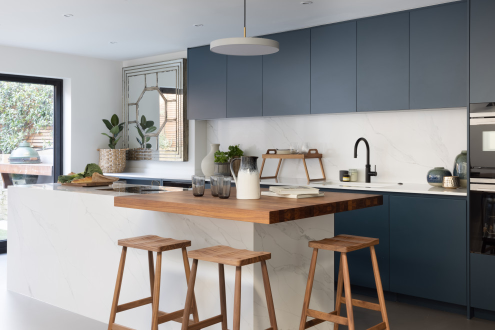 Clapham Kitchen - Contemporary - Kitchen - Gloucestershire - by Chantel ...