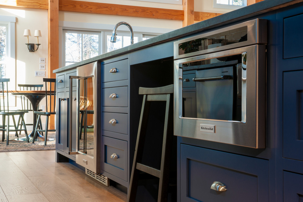 New England Farmhouse Kitchen - Farmhouse - Kitchen - Boston - by ...