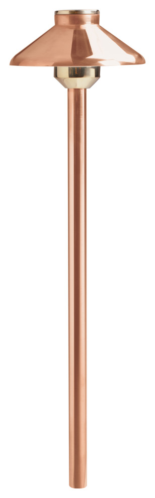 Copper Stepped Dome LED Path - Transitional - Path Lights - by Kichler ...