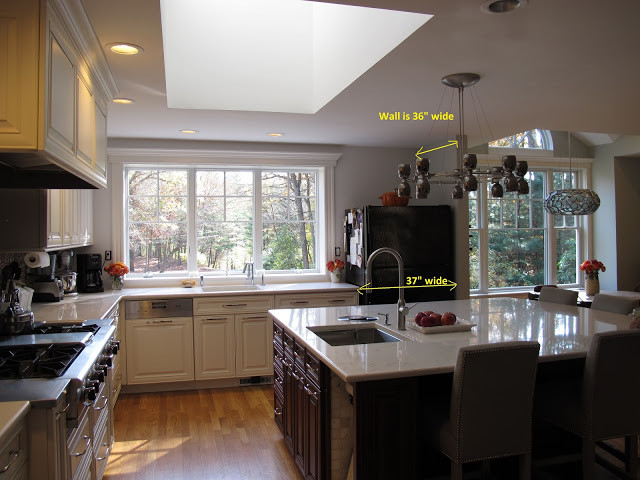 Fridge against wall - panel other side