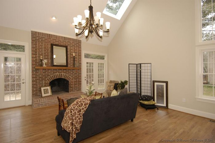 Ideas for seating shape and placement for an asymmetrical room | Houzz ...