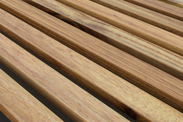 Solid Wood Slat Wall Panels | Set of 2 Wood Wall Panels - Acacia ...