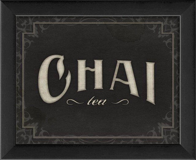 Chai Tea Framed Sign - Contemporary - Prints And Posters - by Art ...