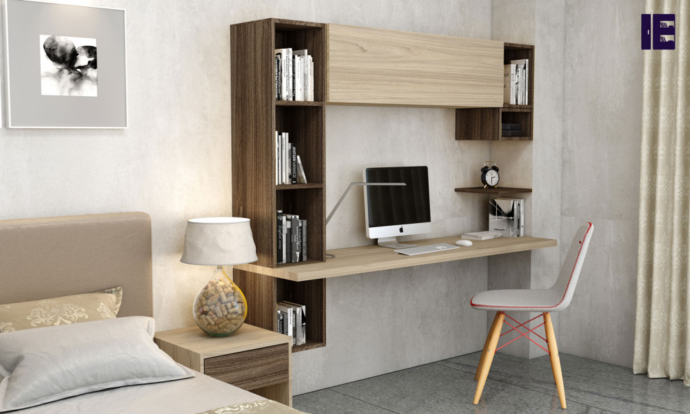 Desk and Home Study Unit Storage Natural Noble Elm supplied by Inspired ...