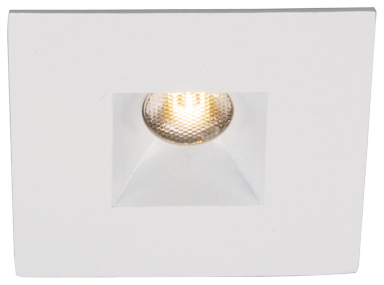 LEDme Miniature Square Recessed Task-Light 3000K Soft White, White ...