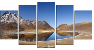 "Miniques Lagoon North of Chile" Seashore Wall Art - Contemporary ...