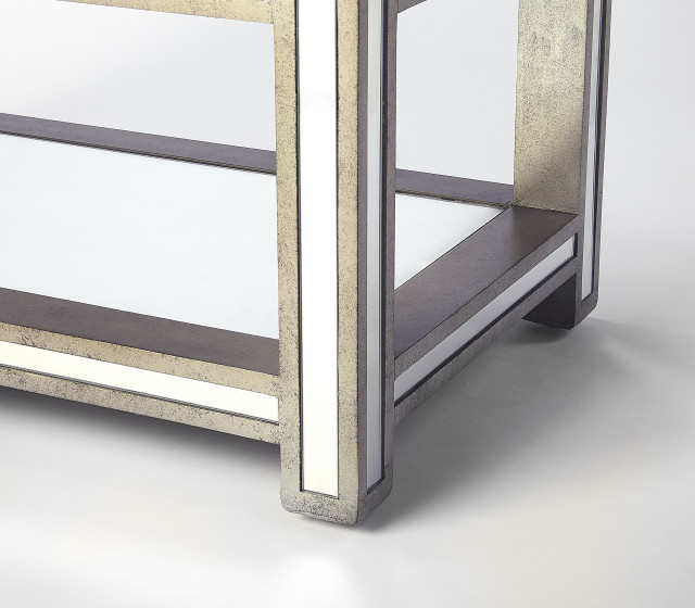 Miranda Mirrored Console Table, 3509146 - Transitional - Console Tables ...