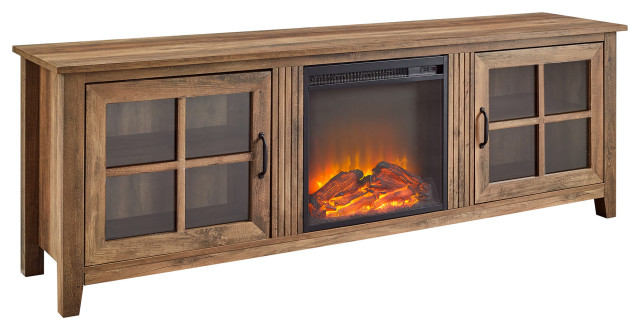 Bellevue WEIF20705 Traditional 70"W TV Stand Media Cabinet ...