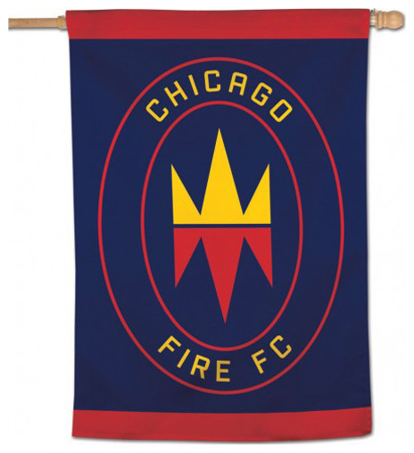 Chicago Fire Banner - Contemporary - Flags And Flagpoles - by FlagLine ...