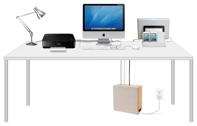 Cord Corral Cable and Cord Organizer - Contemporary - Cable Management ...