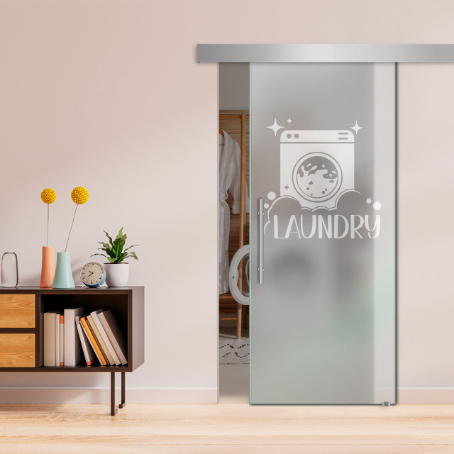 Sliding Glass Door Alu100 -Laundry Design, 38"x81" - Contemporary ...