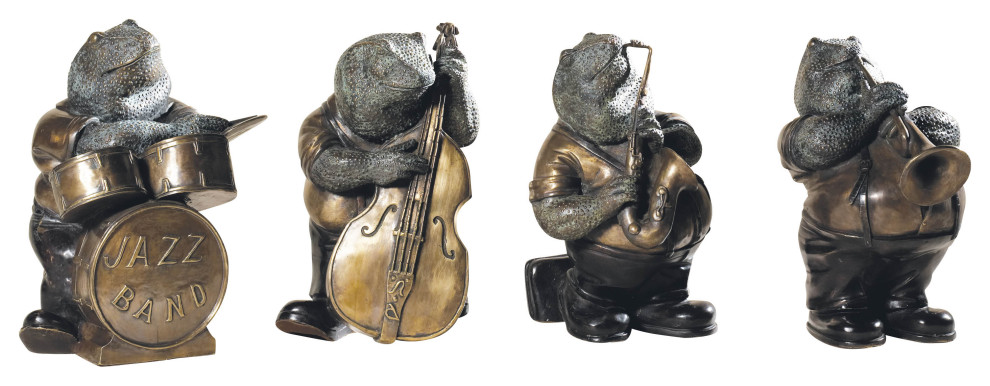 Frog Band - Eclectic - Decorative Objects And Figurines - by Maitland ...