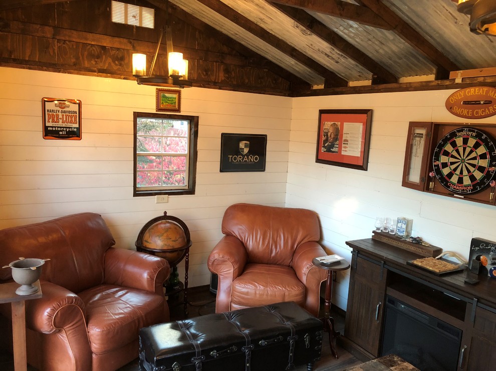 Backyard Cigar Lounge - Rustic - Columbus - by Beachy Barns LTD | Houzz